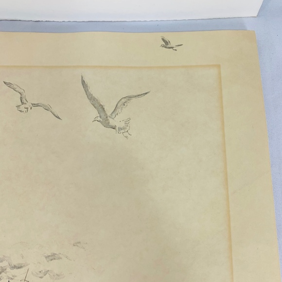 Vintage | Wall Decor | 5s Seashore Nautical Shipyard Ship Print | Poshmark